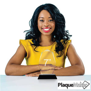 Octagon Point Acrylic Awards, Custom Awards | PlaqueMaker