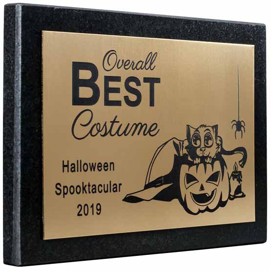 Custom Engraved Plaques - Bronze on Granite | PlaqueMaker.com